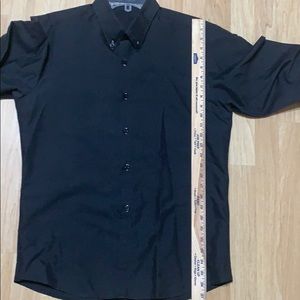 VSKA | Shirts | Vska Mens Dress Shirt Diamond Button Up Black | Poshmark